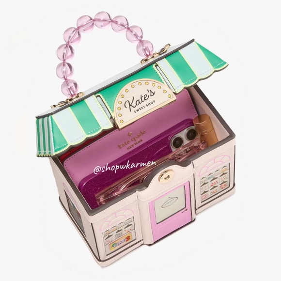 kate spade | Bags | Kate Spade Treat Yourself 3d Candy Sweet Shop House ...